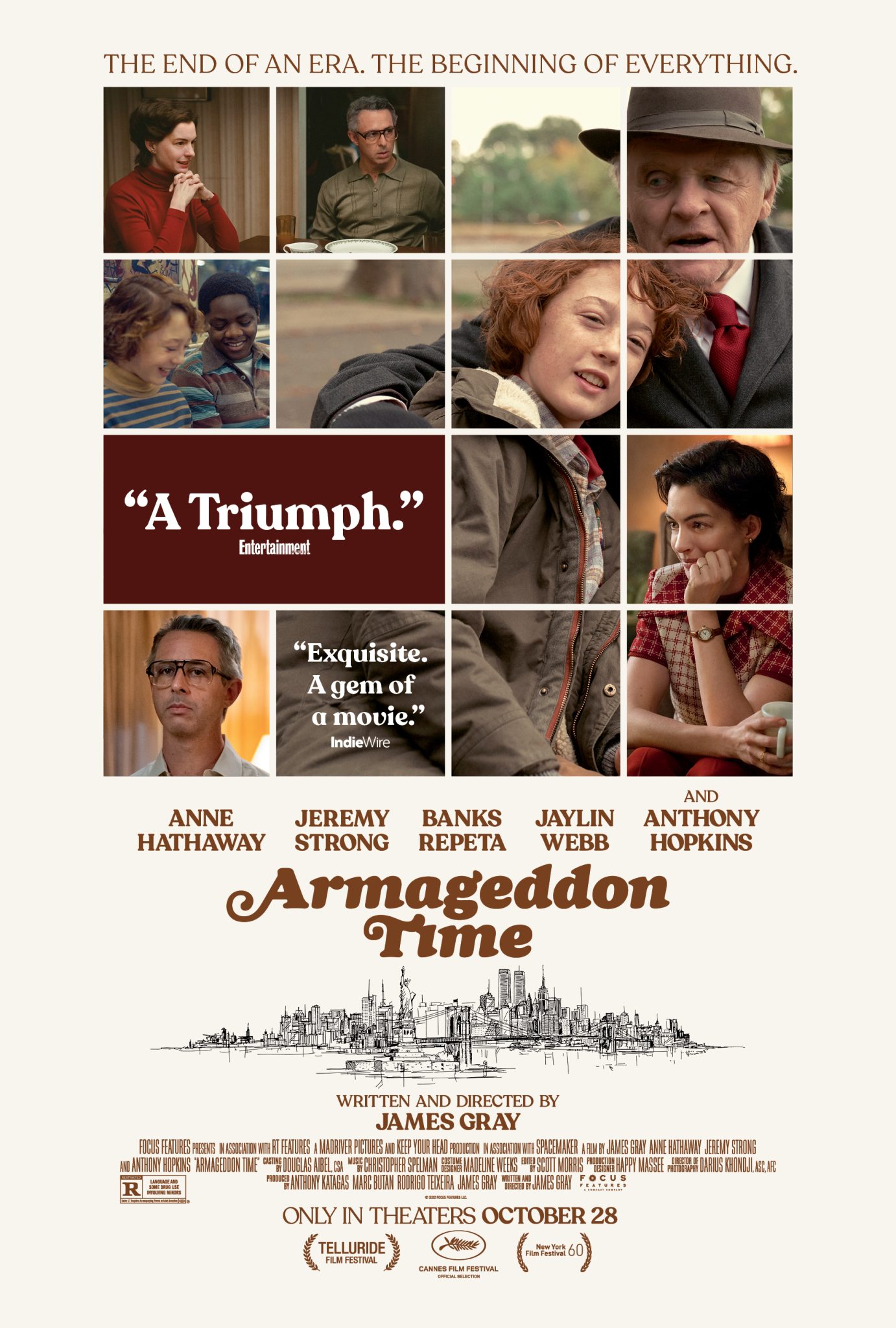 ARMAGEDDON TIME | New Poster & Movie Trailer | MovieFloss